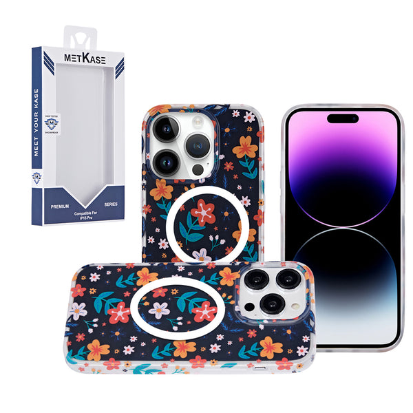 Metkase Imd Design Pattern [Magnetic Circle] Premium Case For iPhone 1 ...